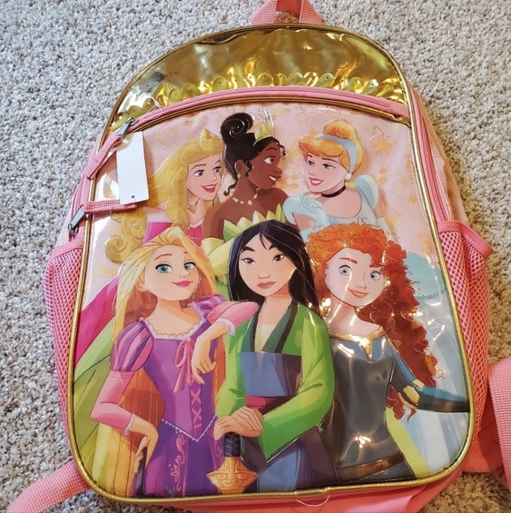 Disney | Accessories | Backpack Disney Princess Pink New | Poshmark